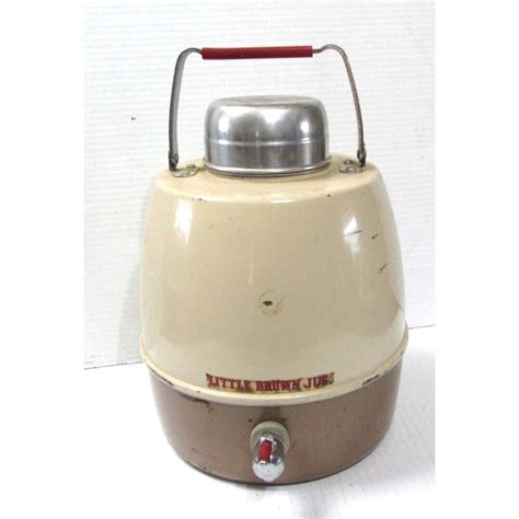 Little Brown Jug Thermos 4 Qt Porcelain Interior Very Cleanspout