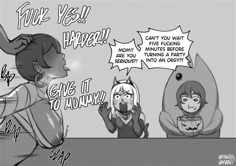 Rule 34 1boy 1boy1girl 3girls Ambiguous Penetration Bandages Black