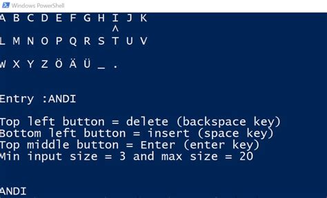 A Simple On Screen Keyboard In Powershell