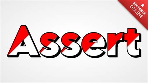 Assert Flag Of Indonesia Text Effect Generator