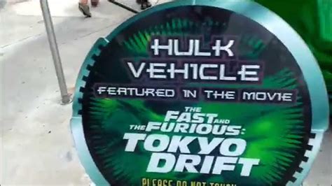 The Hulk Car Featured In Fast And The Furious Tokyo Drift Youtube