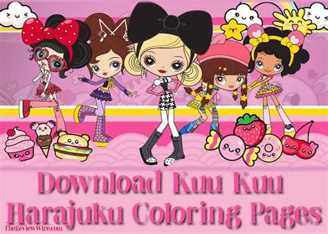 Harajuku Coloring Pages 2025