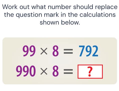 solved work out what number should replace the question mark in the