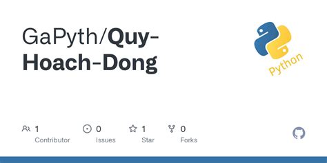 GitHub GaPyth Quy Hoach Dong