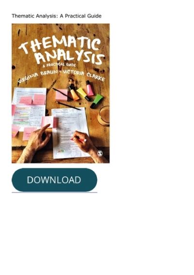 Pdf⚡️ Read ️online Thematic Analysis A Practical Guide