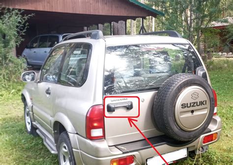 Ручка багажника — замена. — Сообщество «Suzuki Grand Vitara Club» на DRIVE2
