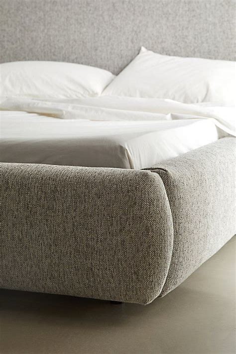 Daphne Tweed Platform Bed Platform Bed Bed Upholster