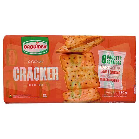 Biscoito Orquídea Cream Cracker 320g Zaffari