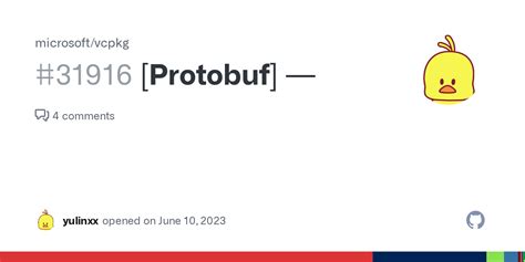 Protobuf Issue Microsoft Vcpkg GitHub