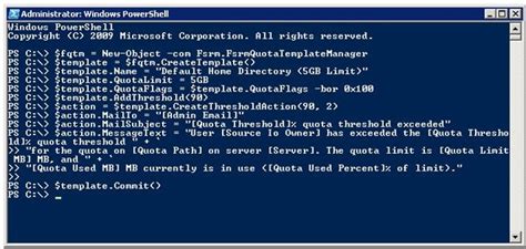 implementing windows server 2008 file system quotas simple talk