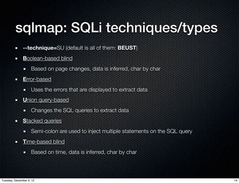 Sql Injection With Sqlmap PPT