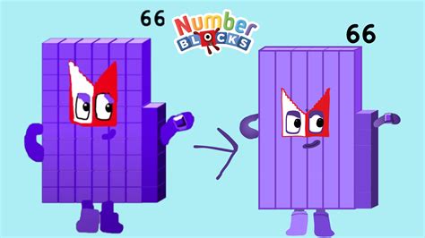 Fanmade Numberblock 66 Redesign Fandom