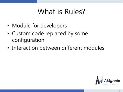 Module Rules Overview Use Cases Api Ppt