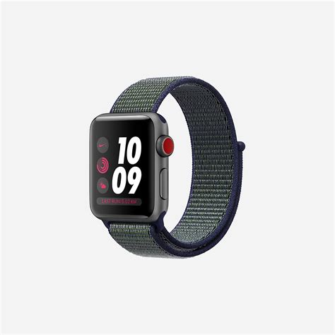 Apple Watch Nike+ Series 3 (GPS + Cellular) 38mm Open Box Running Watch ...