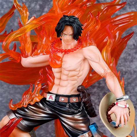 Hongzyfirm One Piece Portgas D Ace Gk Dai Enkai Entei Anime Figure