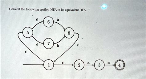 Convert The Following Epsilon Nfa To Its Equivalent Dfa
