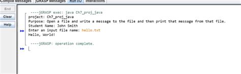 solved java language a project ch7 proj b problem