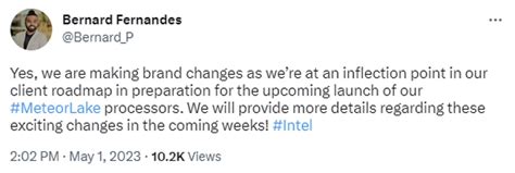 หลดภาพยนยน Intel Meteor Lake เปลยนชอเปน Core Ultra แนนอน Notebookspec