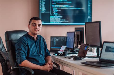 A Programmer Diligently Testing Smartphone Applications While Sitting