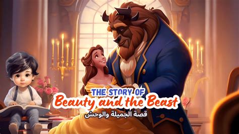 قصة الحسناء والوحش بالإنجليزية مع ترجمة عربية حكايات الجميلةوالوحش