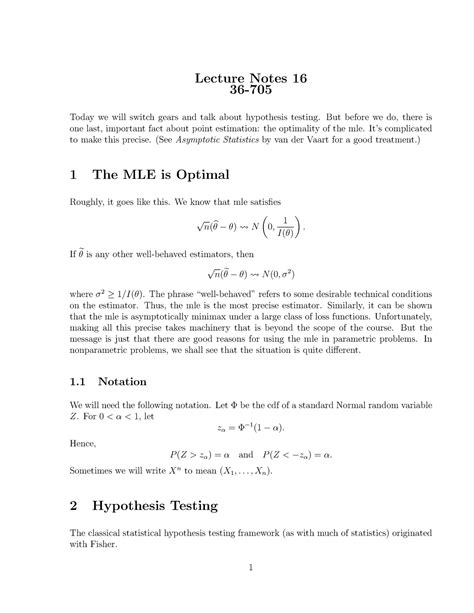 Lecture 16 High Dimensional Statistics Lecture Notes 16 36 Today