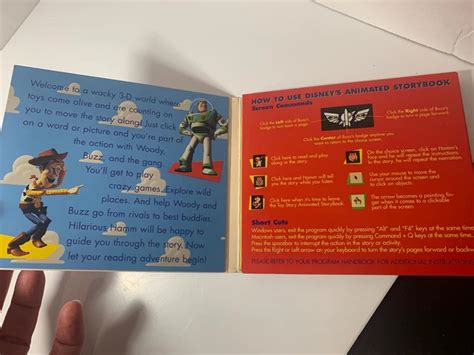 Disneys Toy Story Animated Storybook Windows Mac 1996 Pixar Cd Rom