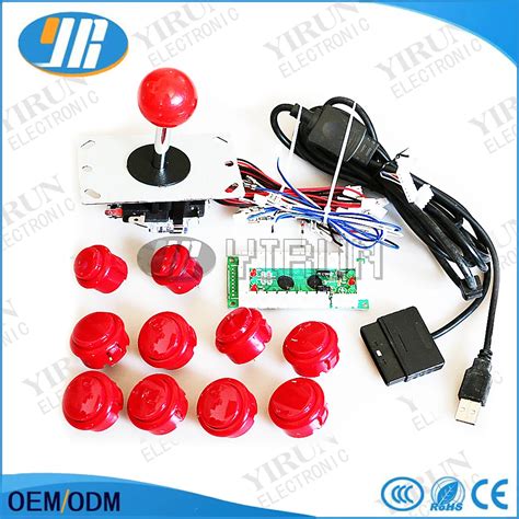 Arcade Diy Kit Pcps2ps3xbox 360 Usb Encoder Pc To Joystick Sanwa