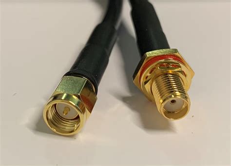 Smam To Smaf Bh With O Ring Lmr195 Equivalent Rfs195 5m Coaxial