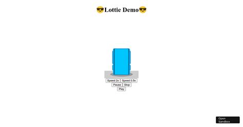 lottie demo codesandbox