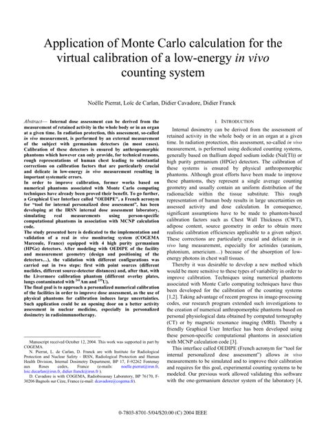 pdf application of monte carlo calculation for the virtual