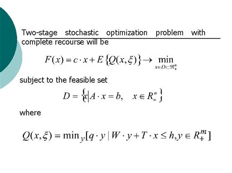 Lecture 5 Montecarlo Method For Twostage Slp Leonidas