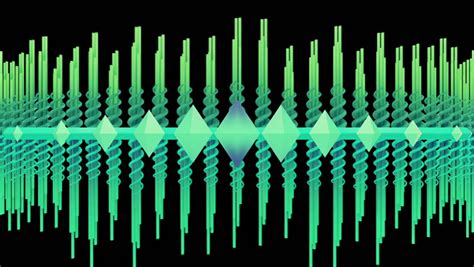 Abstract Audio Visualizer Scrolling Waveform Stock Footage Video 100 Royalty Free 8379691