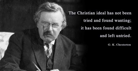 G K Chesterton Chesterton Gk Chesterton Christian