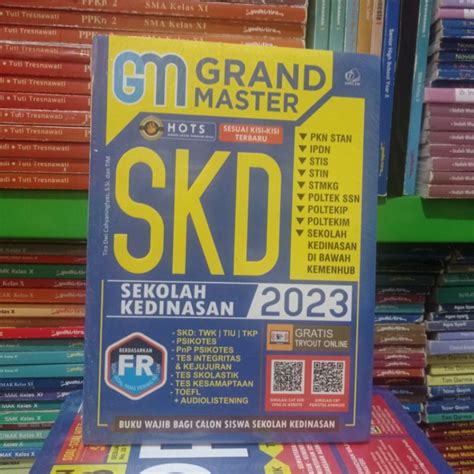 jual buku bekas grand master hots skd sekolah kedinasan 2023 shopee