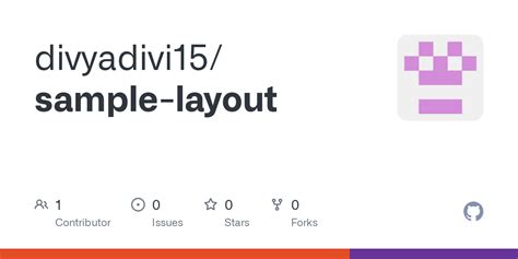 Github Divyadivi15 Sample Layout