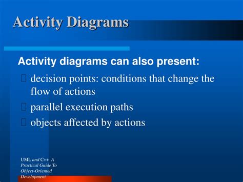 Ppt Activity Diagrams In Object Oriented Development Powerpoint