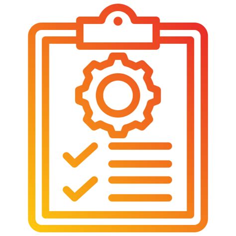 Job Description Generic Gradient Icon