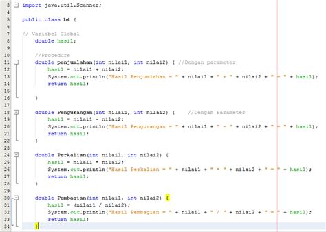 DK INFORMATIKA Fungsi Dalam Pemrogramman Java Beserta Contoh Program Gabungan Prosedur Dan Fungsi
