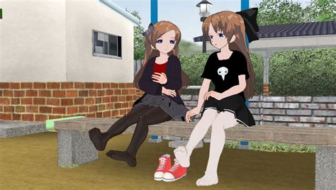 Relaxing Pantyhose Sisters By Orangefox24 By Ninjakingofhearts On