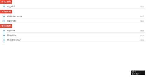 React Timeline Forked Codesandbox