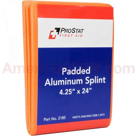 Padded Aluminum Splint Accurate Safety Distributors