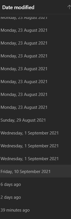 Cant Sort Files As Per Date · Issue 6181 · Files Communityfiles · Github