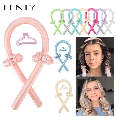 최신인기상품 컬링 무열 컬링 로드 헤드밴드 열 실크 컬 리본 헤어 롤러 수면 소프트 헤드밴드 레이지 헤어 컬러 헤어 스타일링 도구 Chinanow 추천