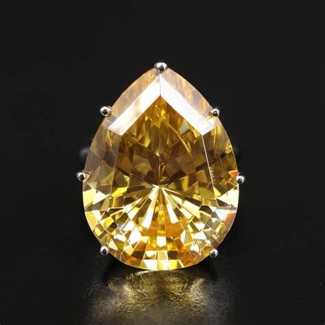 Sterling Cubic Zirconia Ring Ebth