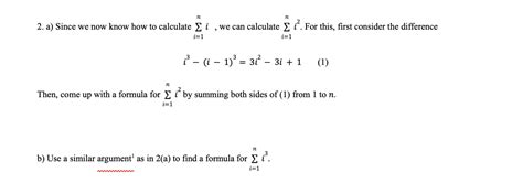 Solved A Since We Now Know How To Calculate I Ni We Chegg