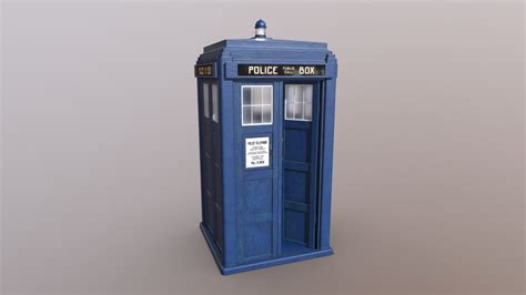Tardis 3d Model By Vila Vilapereira [9a79efc] Sketchfab