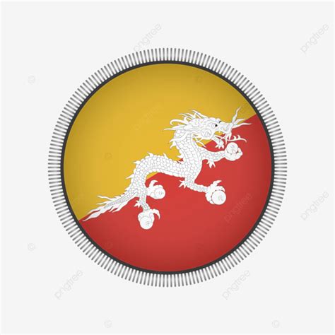 Bhutan Flag Vector Bhutan Flag Bhutan Day Png And Vector With
