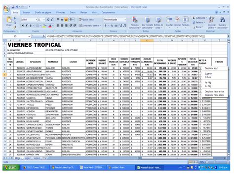 Nomina Excel Docx