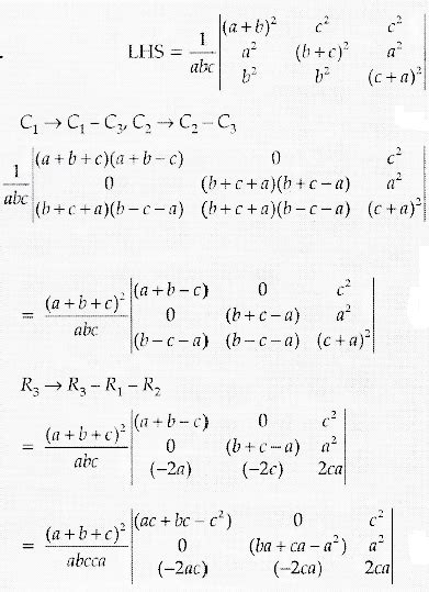 using properties of determinants prove that a b 2 c c c a b c 2