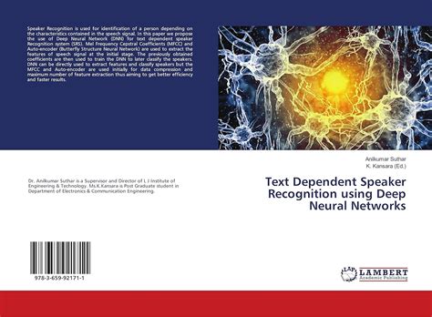 Text Dependent Speaker Recognition Using Deep Neural Networks Suthar